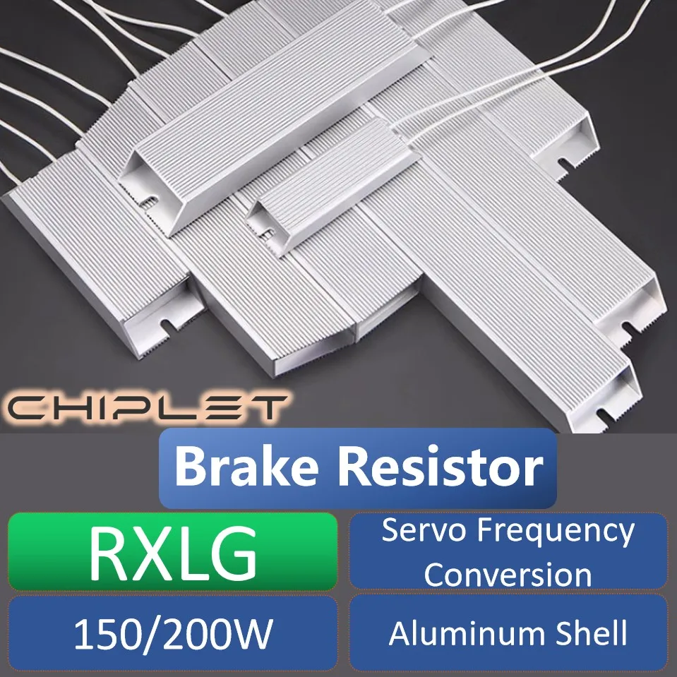 1Pcs-Brake-Resistor-RXLG-150W-200W-Aluminum-Shell-Resistance-Servo ...