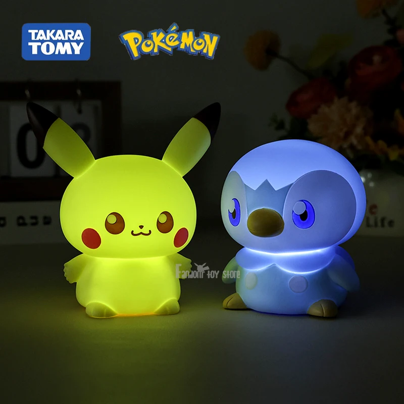 2-Styles-Pokemon-Tomy-Toy-Pikachu-Piplup-Night-Light-Pinch-Pinch-Lamp ...