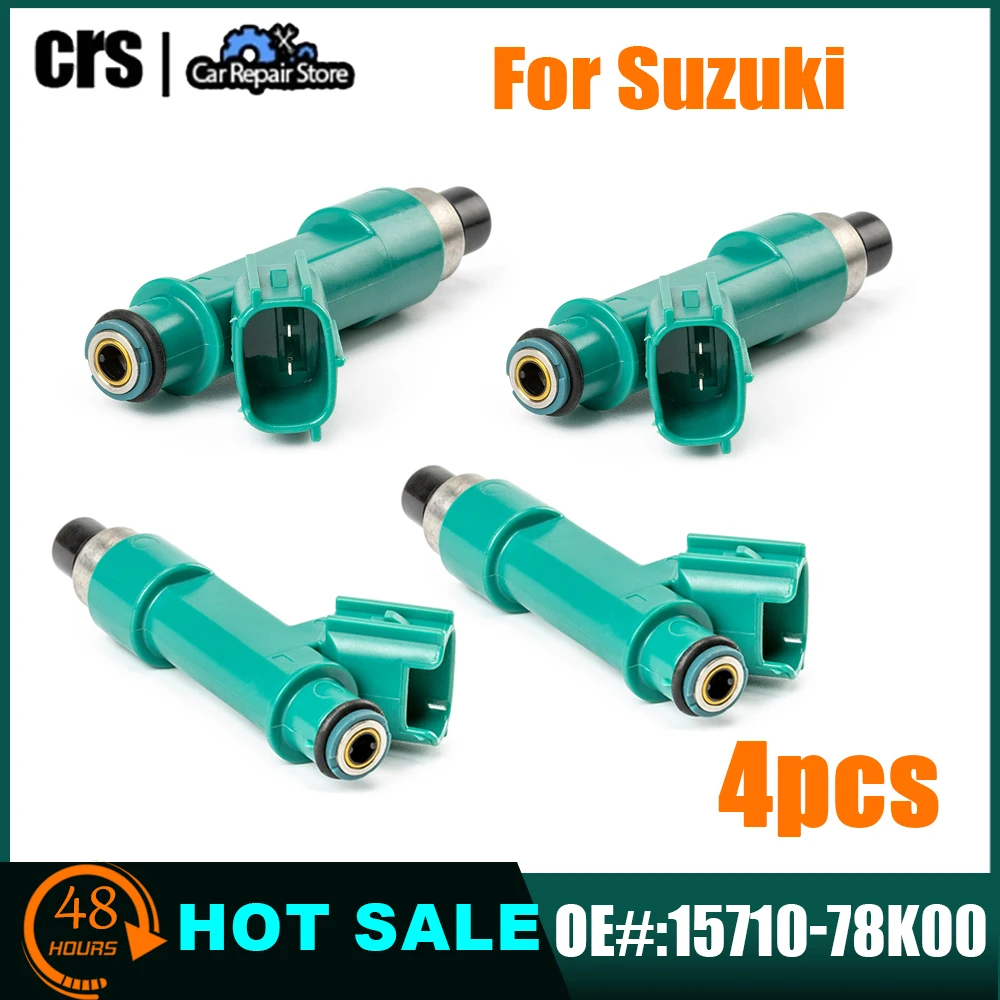 4PCS Fuel Injectors FJ1094 15710-78K00 For Suzuki Kizashi Grand Vitara ...