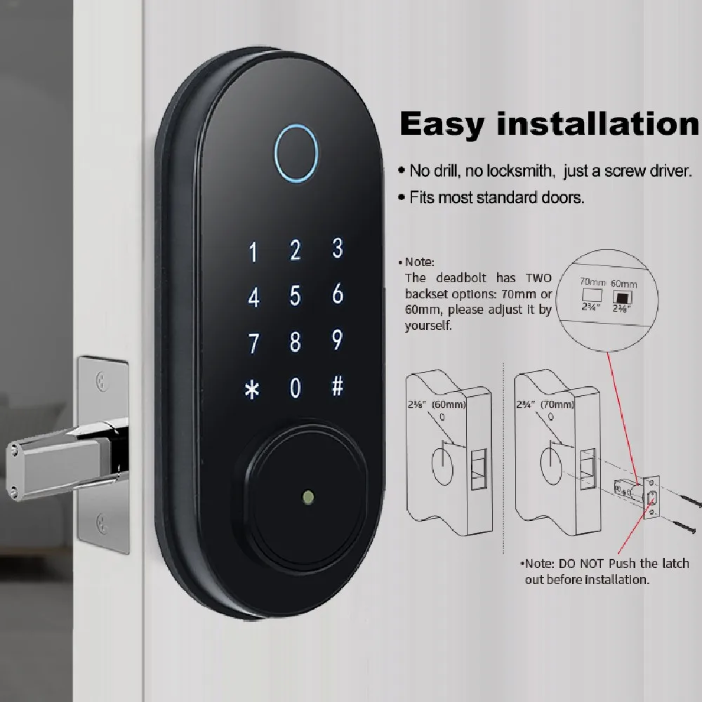 Fingerprint Scanner Door Lock