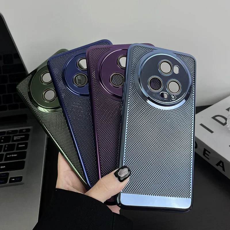 Luxury Plating Hollow Hard Back Case For Honor Magic5 Pro Magic 5 Pro ...