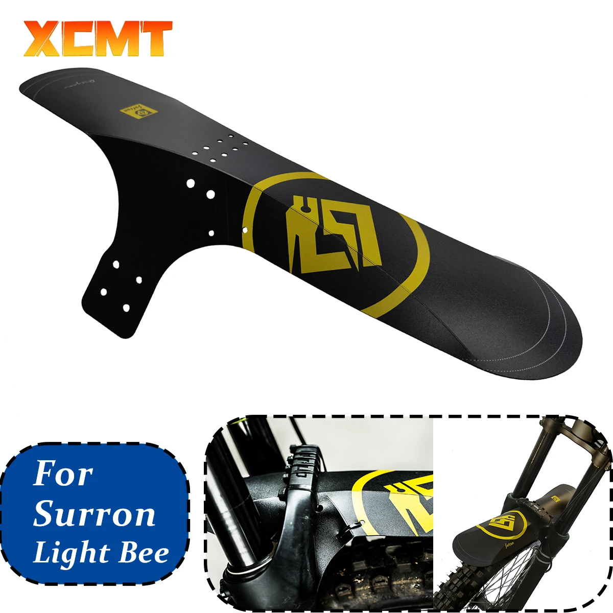 Electric-Motocross-Front-Mudguard-Splash-Guard-Adapts-To-Upright-Front ...