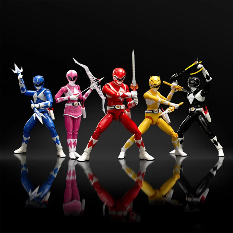 FURAI-Original-13cm-Sentai-GoGo-Power-Rangers-Action-Figures-Megazords ...