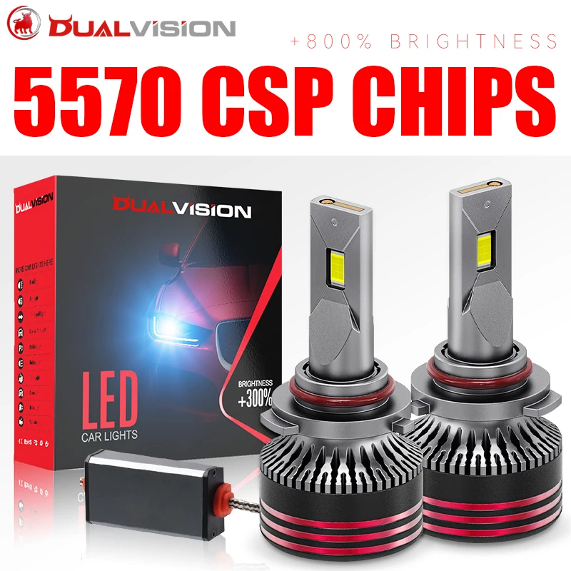 Bullvision H11 LED Headlights M8PRO Canbus H7 H4 H3 H1 H8 H9 9005 HB3 ...