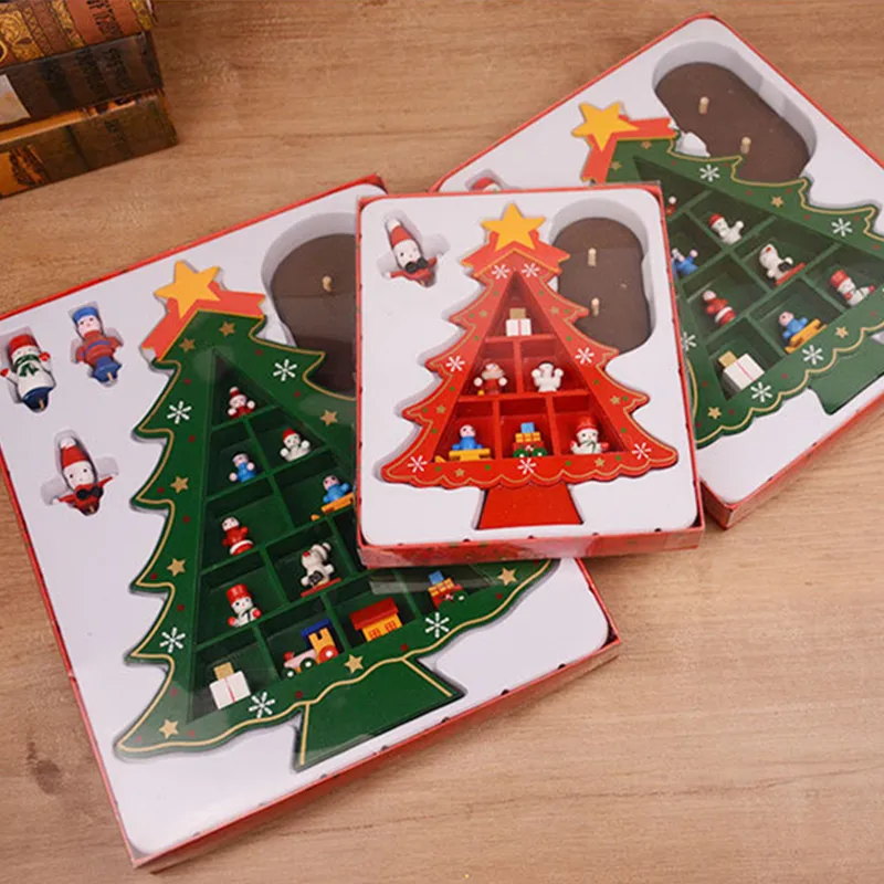 Christmas-Decorations-DIY-Wooden-Xmas-Tree-Table-Desktop-Ornaments-Wood ...