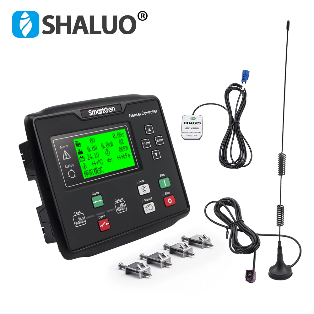 Smartgen HGM6120N-4G GPS Auto Start AMF Generator Controller Network Communication Control ...