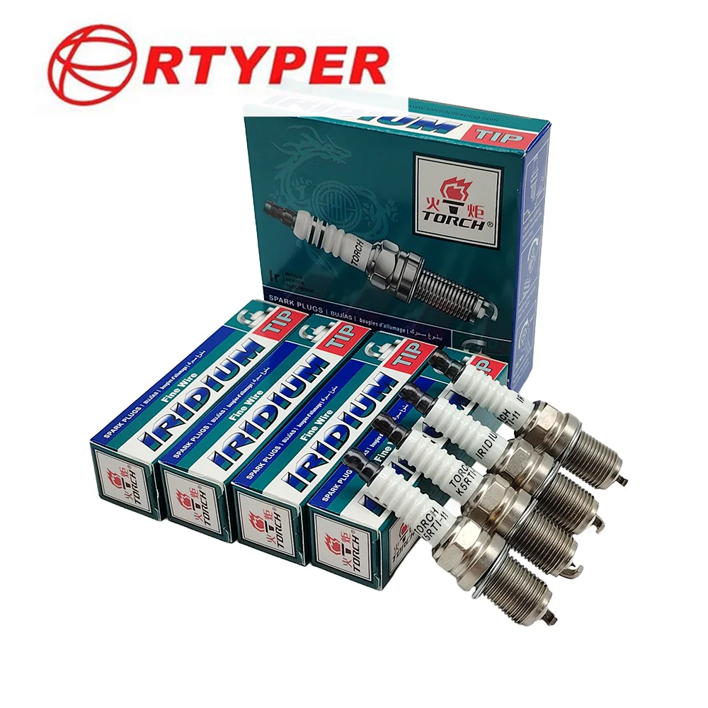 Iridium Spark Plugs DK7RTI Replace For Candles 6046 DCPR7EIX 3144 4759 ...