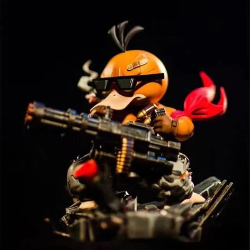 16cm-Handheld-Gatling-Fighting-Psyduck-Figure-Handsome-model-Figurine ...