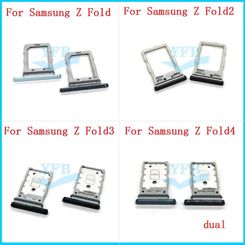 Sim Tray Holder For Samsung Galaxy Z Fold 2 3 4 Z Fold2 Fold3 Fold4 5g ...