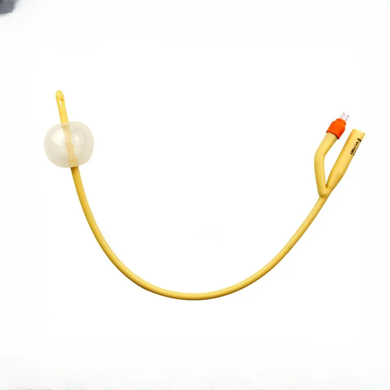 2-Way-Foley-Latex-Medical-Catheter-Silicone-Coated-Urology-with-Plastic ...