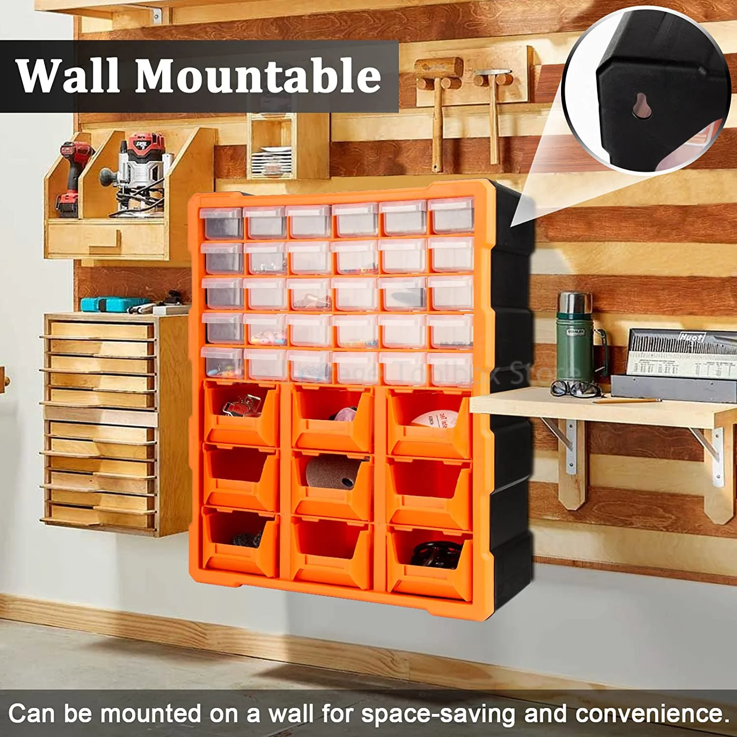 39-Multi-grid-Tool-Box-Organizer-Box-Drawer-Type-Toolbox-Parts-Screw ...