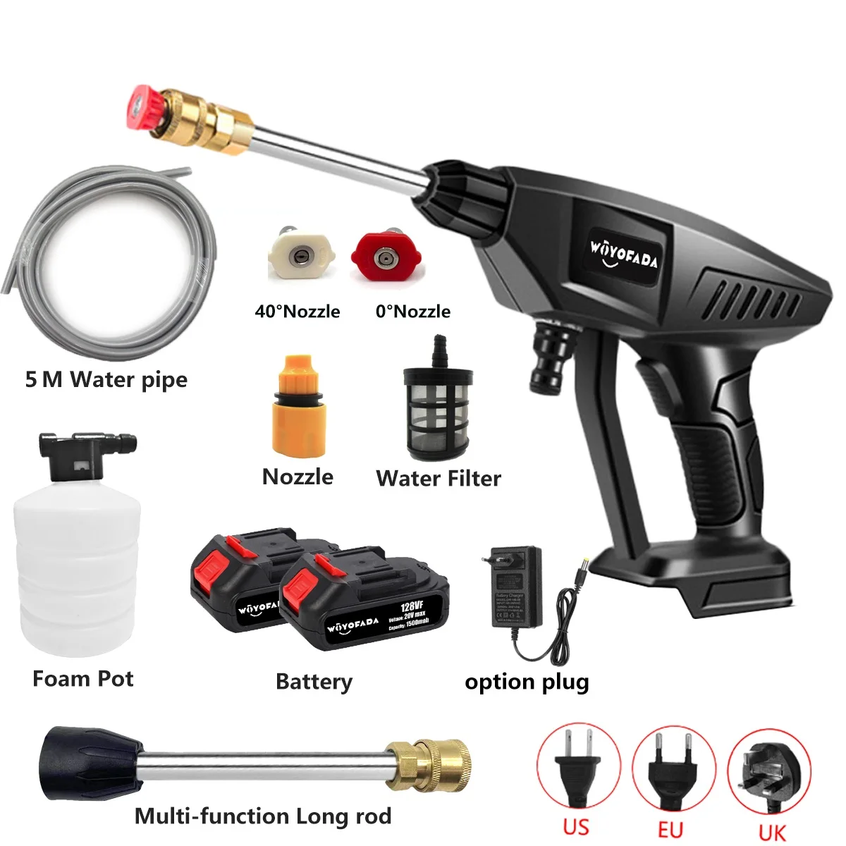 Brushless Wireless High-Pressure Car Water Gun | EttaGadgets