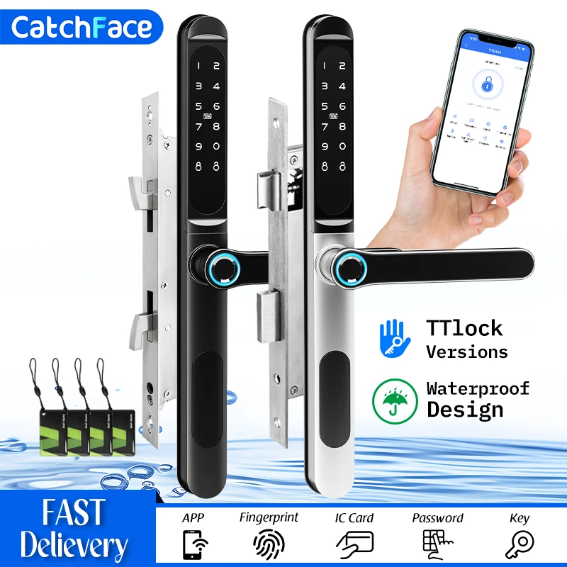 Cerradura-inteligente-electr-nica-para-puerta-exterior-dispositivo ...