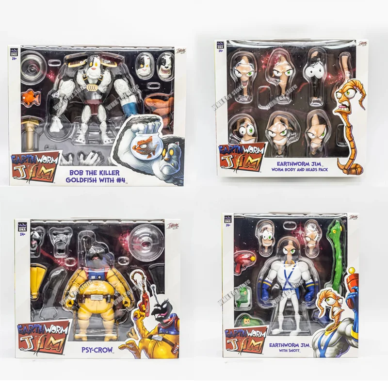 In-Stock-Pdna-1-12-Earthworm-Jim-Action-Figure-Psy-Crow-Snot-Worm-Body ...