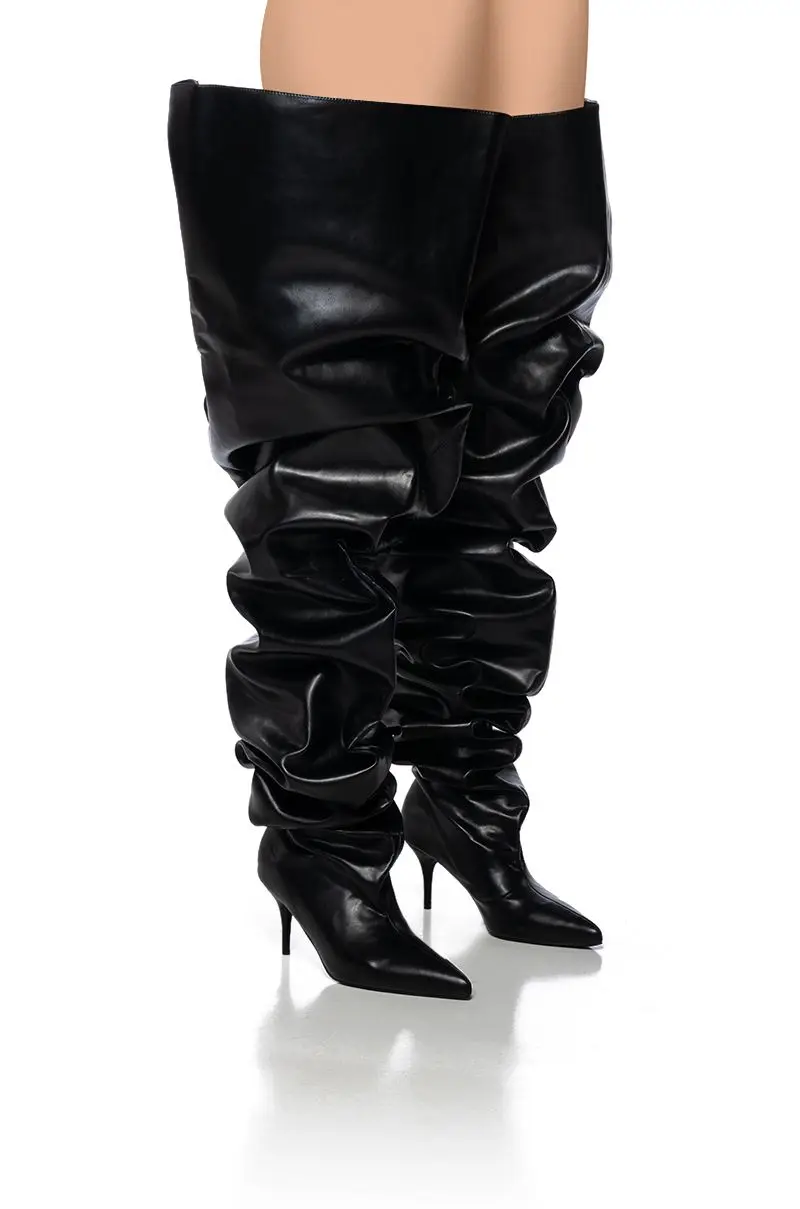 New-Long-Boots-Super-High-Heel-Boots-Women-s-Stiletto-Over-Knee ...