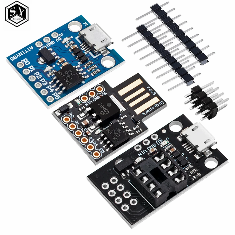 Official Blue Black Tiny85 Digispark Kickstarter Micro Development ...