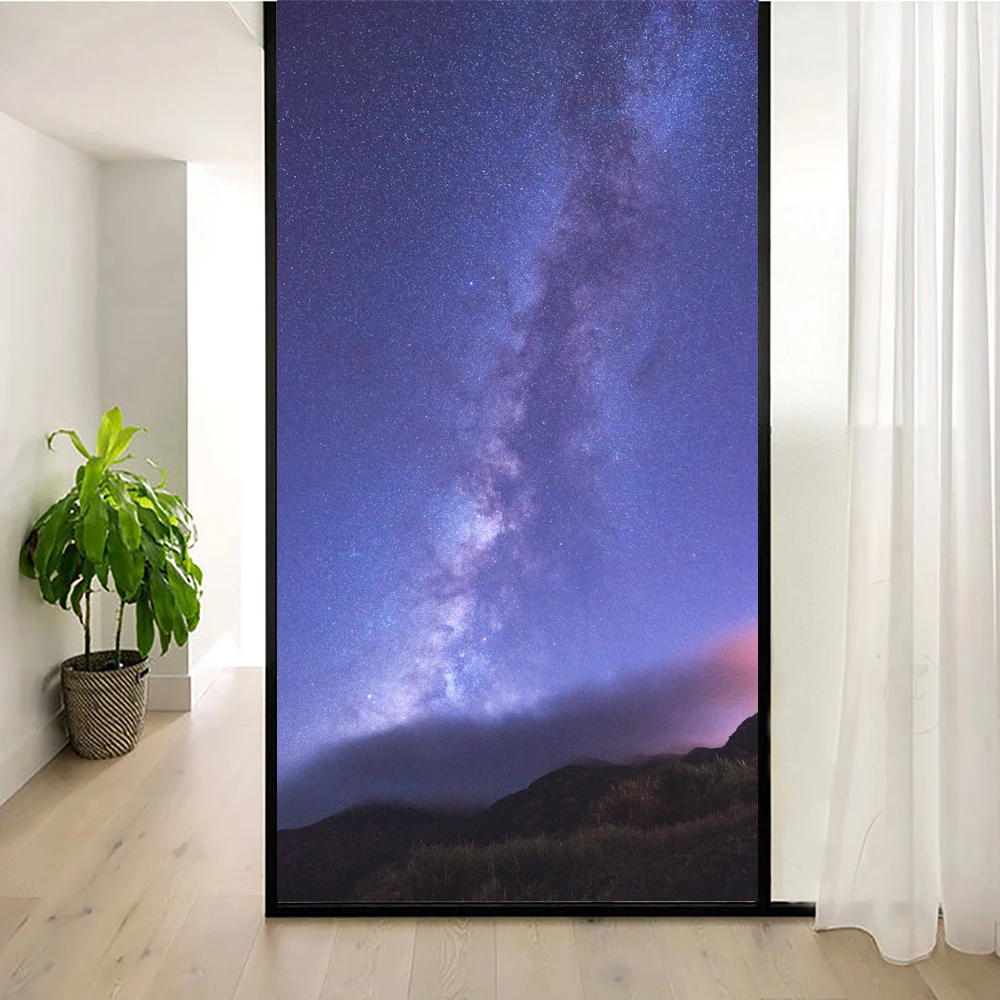 Window-Film-Privacy-Nebula-Decorative-Non-Adhesive-Glass-Sticker-Heat ...