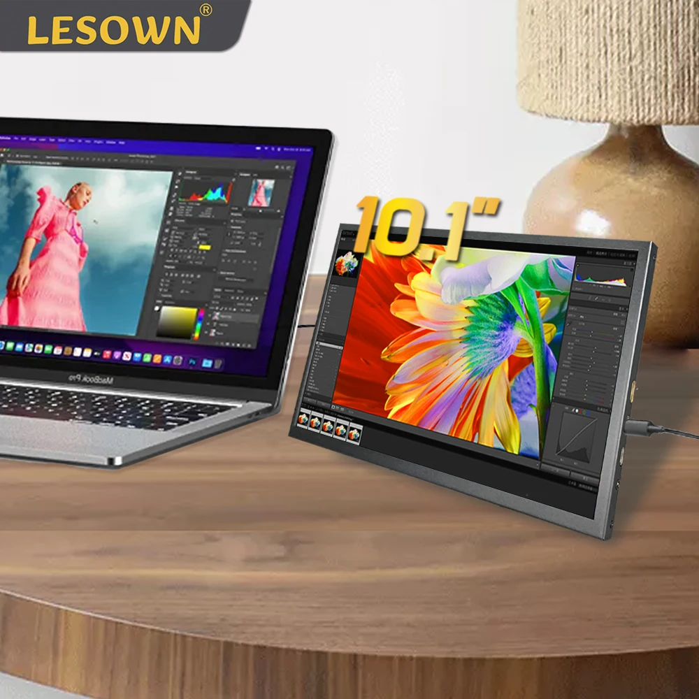 LESOWN-Monitor-port-til-10-1-QHD-USB-C-HDMI-segundo-tela-IPS-externa ...