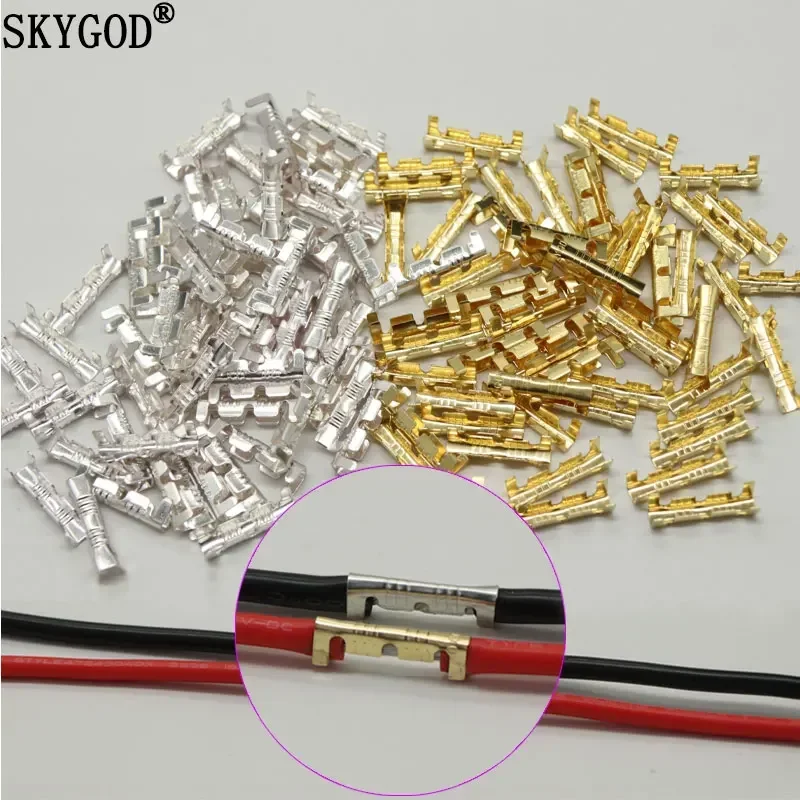 50-100-200pcs-453-U-shaped-Terminal-Tab-Cold-Inserts-Connectors-Cold ...