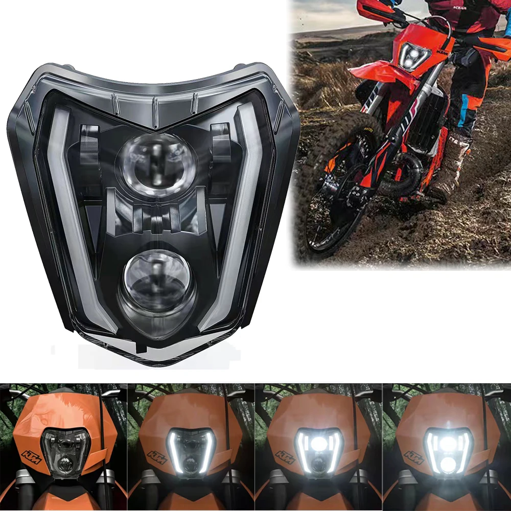 Projector Headlight In Bike