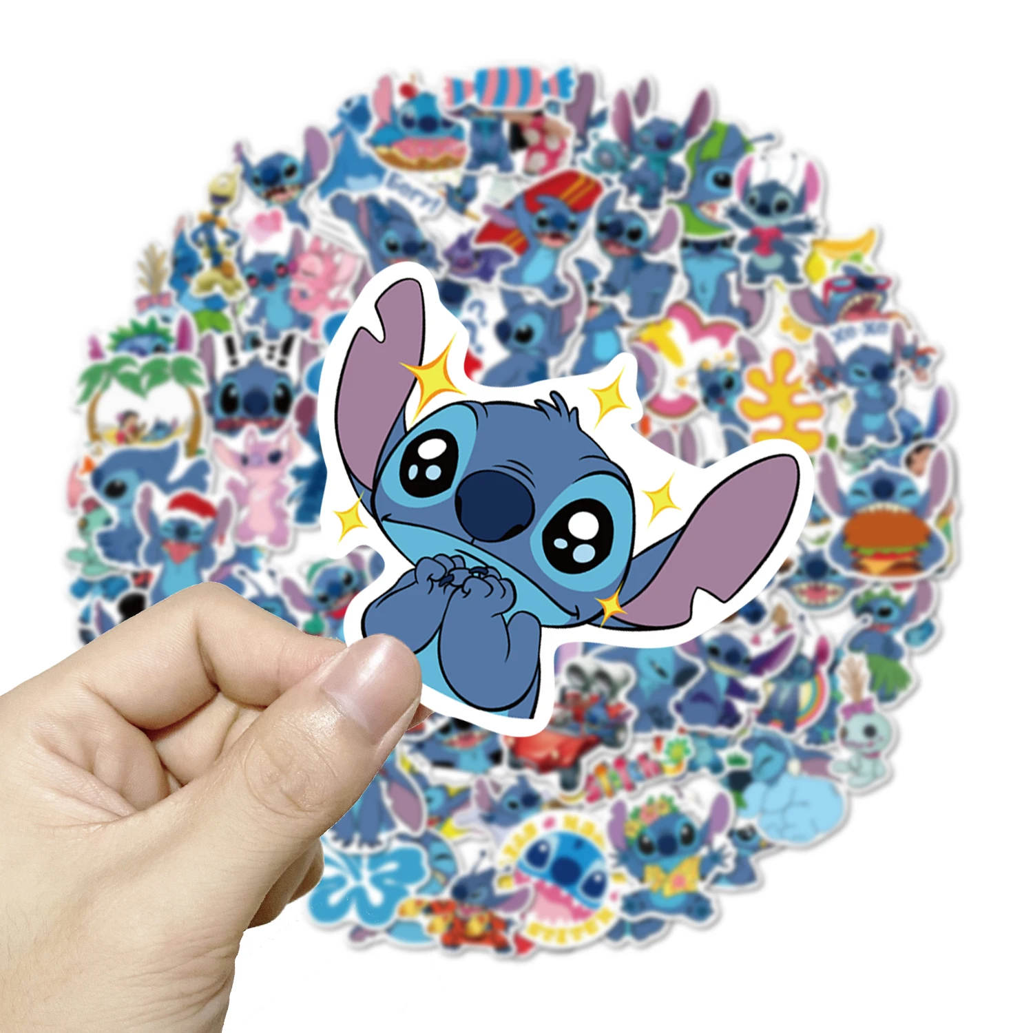 10-50-100Pcs-Cute-Disney-Stith-Vinyl-Stickers-Vinyl-Decal-Skateboard ...