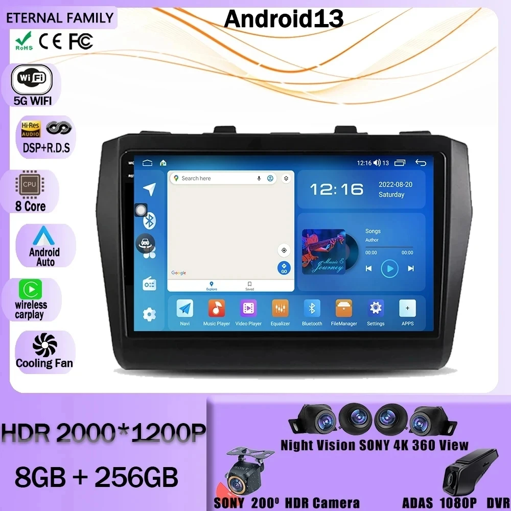 Car-Radio-Android-13-Carplay-DSP-For-Suzuki-Swift-2016-2020-Navigation ...