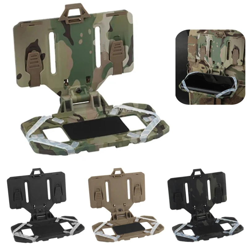 Foldable-Tactical-Mobile-Phone-Holder-Outdoor-Phone-Rack-Chest-Bag-Map ...