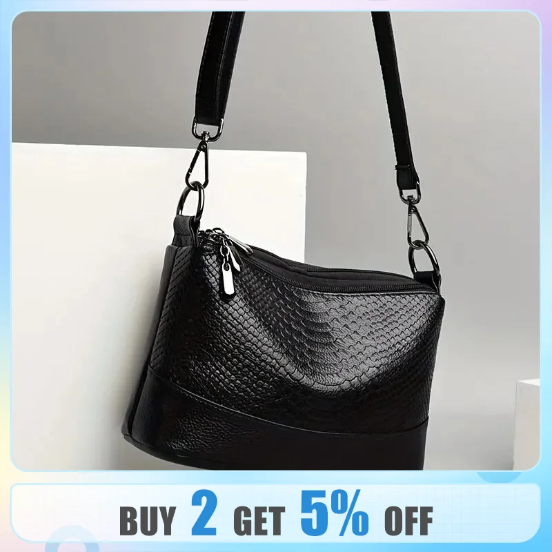 Crocodile-Pattern-Crossbody-Bag-Fashion-PU-Leather-Shoulder-Bag-Gift ...