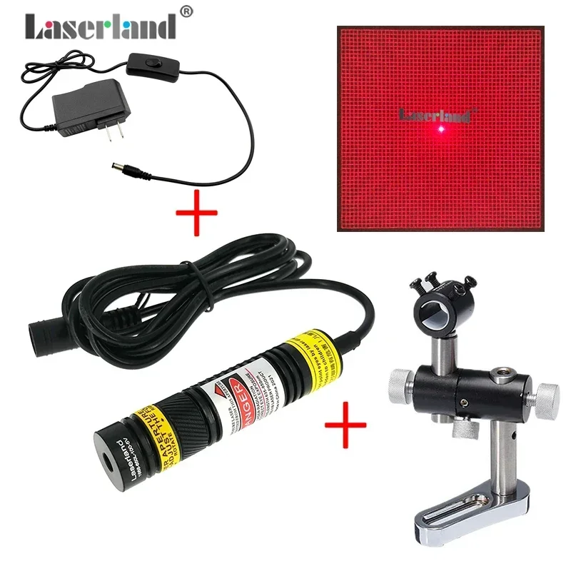 650nm-5mW-100mW-50-50-Grid-Red-Light-Grating-Laser-Module-3D-Structural ...