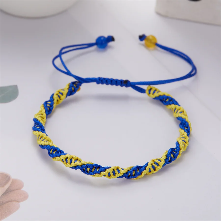 Charm-Blue-Yellow-Ukraine-Bracelets-For-Women-Men-Creative-Ukrainian-Flag-Color-Handmade-Braided ...