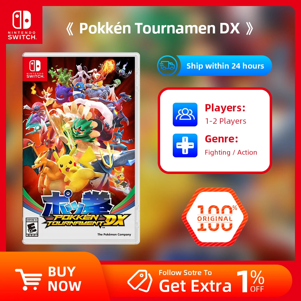 Nintendo-Switch-OLED-Lite-Pokken-Tournament-DX-Jogos-de-Luta-Cartucho-f ...