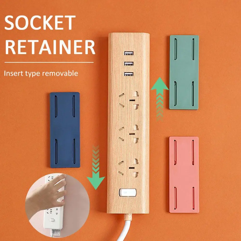 Socket-Paste-Fixer-Patch-Panel-Holder-Wall-Hanging-Plug-Fixing-Device ...