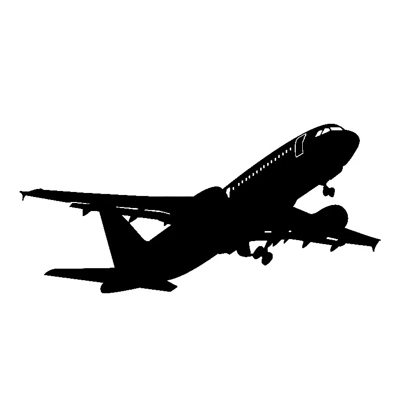 Car Sticker Funny Airplane Flying Is about To Take Off Transparent ...