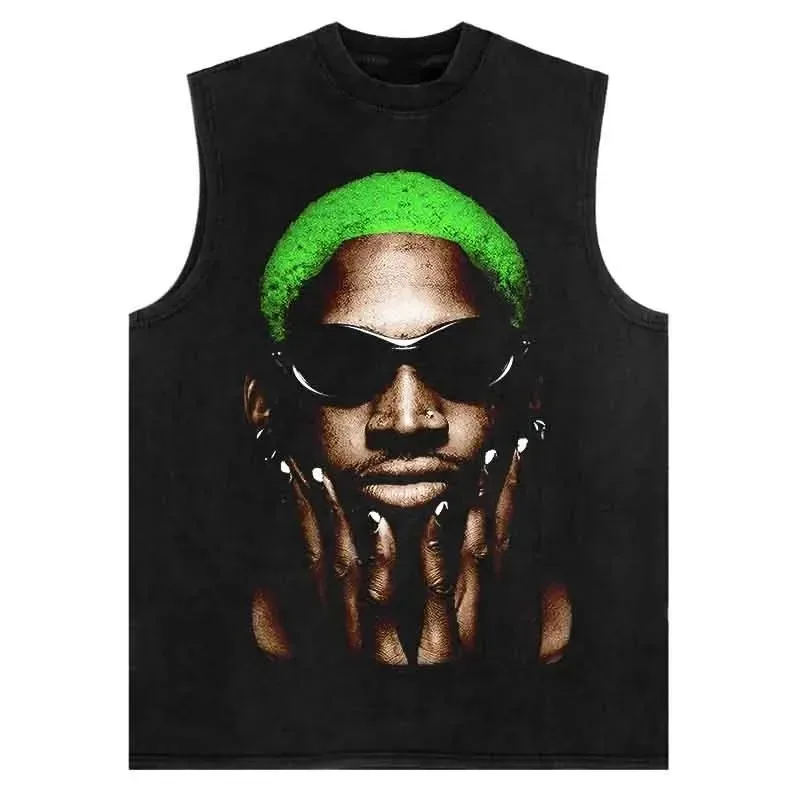 2024-Summer-Men-s-Fashion-Washable-Sleeveless-T-shirt-Hip-Hop-Rodman ...