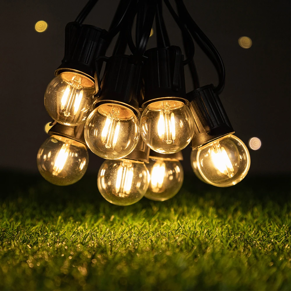 Connectable Street Garland G40 LED Chain Outdoor Lights Garland 15M 15 ...