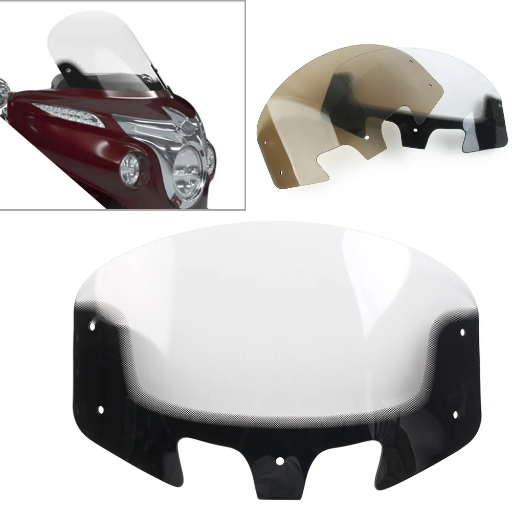 Motorcycle-Windscreen-Wind-Deflector-Fairing-Windshield-For-Indian ...
