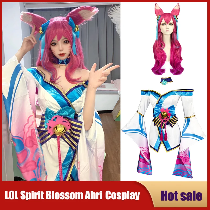 Ahri-Cosplay-Costume-Anime-Game-LOL-Spirit-Blossom-League-of-Legends ...