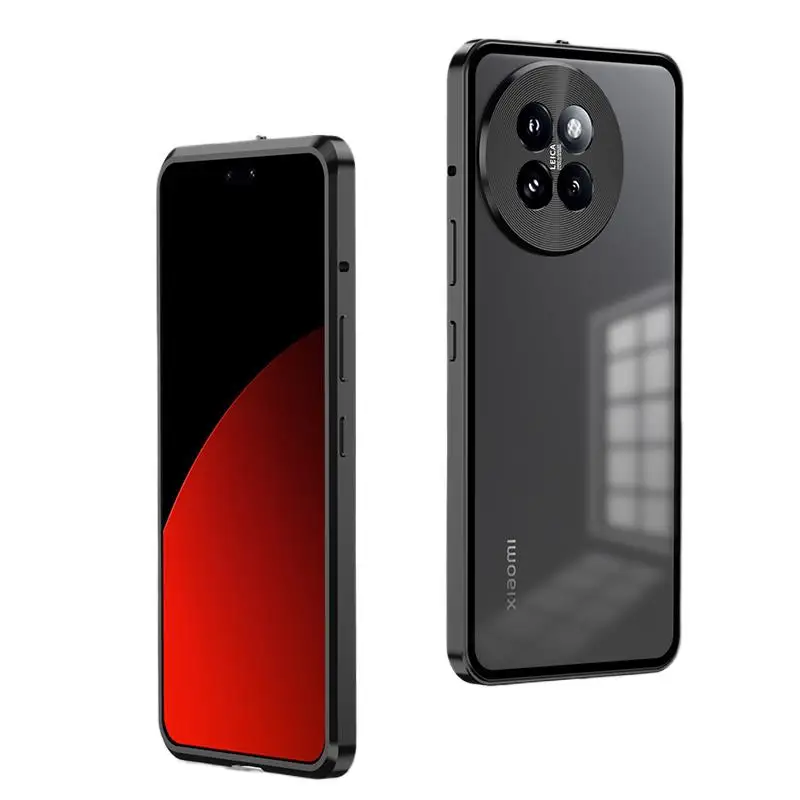 Shockproof-Phone-Case-for-Xiaomi-Premium-Acrylic-and-Metal-Border ...