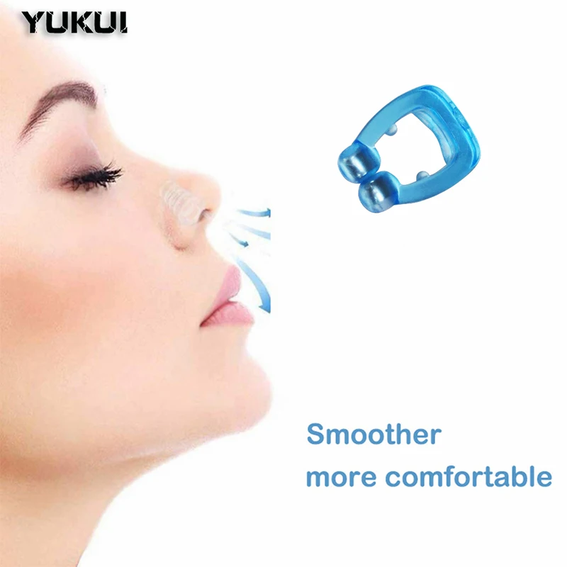 Nose-Clip-Magnetic-Anti-Snoring-Device-Silicone-Stop-Snore-Improve ...
