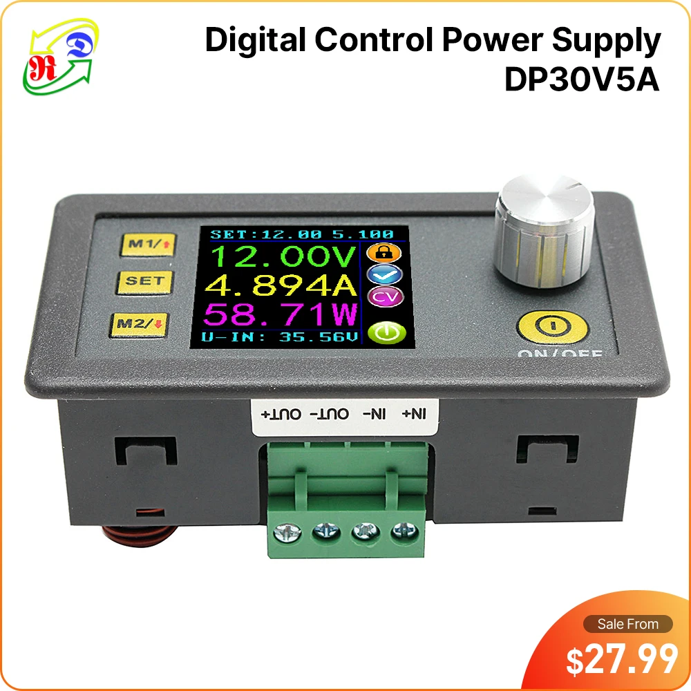 RD DP30V5A Constant Voltage current Step-down Programmable Power Supply ...