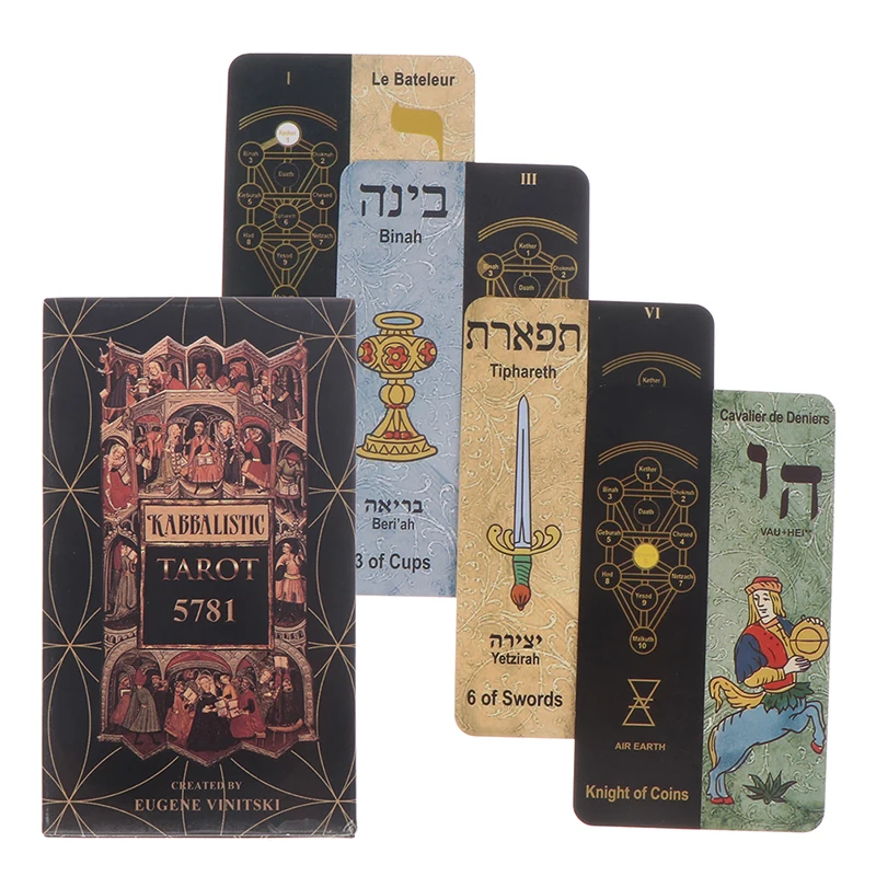 Kabbalistic-Tarot-Prophecy-Fate-Divination-Deck-Family-Party-Board-Game ...