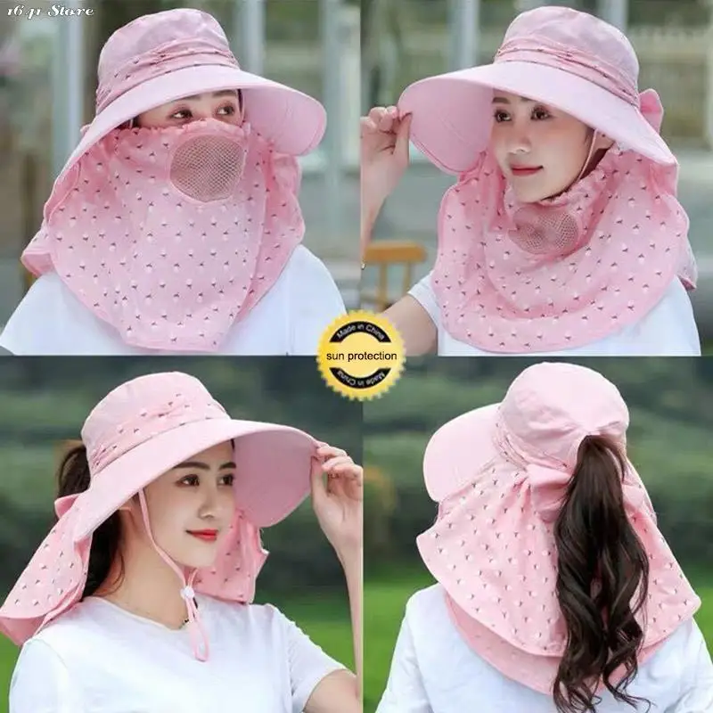 1pc-Sun-Hat-Female-Summer-Hat-Cover-Face-Breathable-Sun-Hat-All-match ...