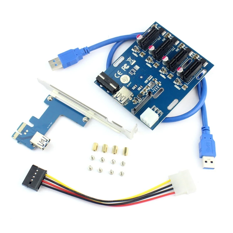 NEW-Pcie-1-To-4-Pci-Express-1X-Slots-Riser-Card-Mini-Itx-To-External-4.jpg