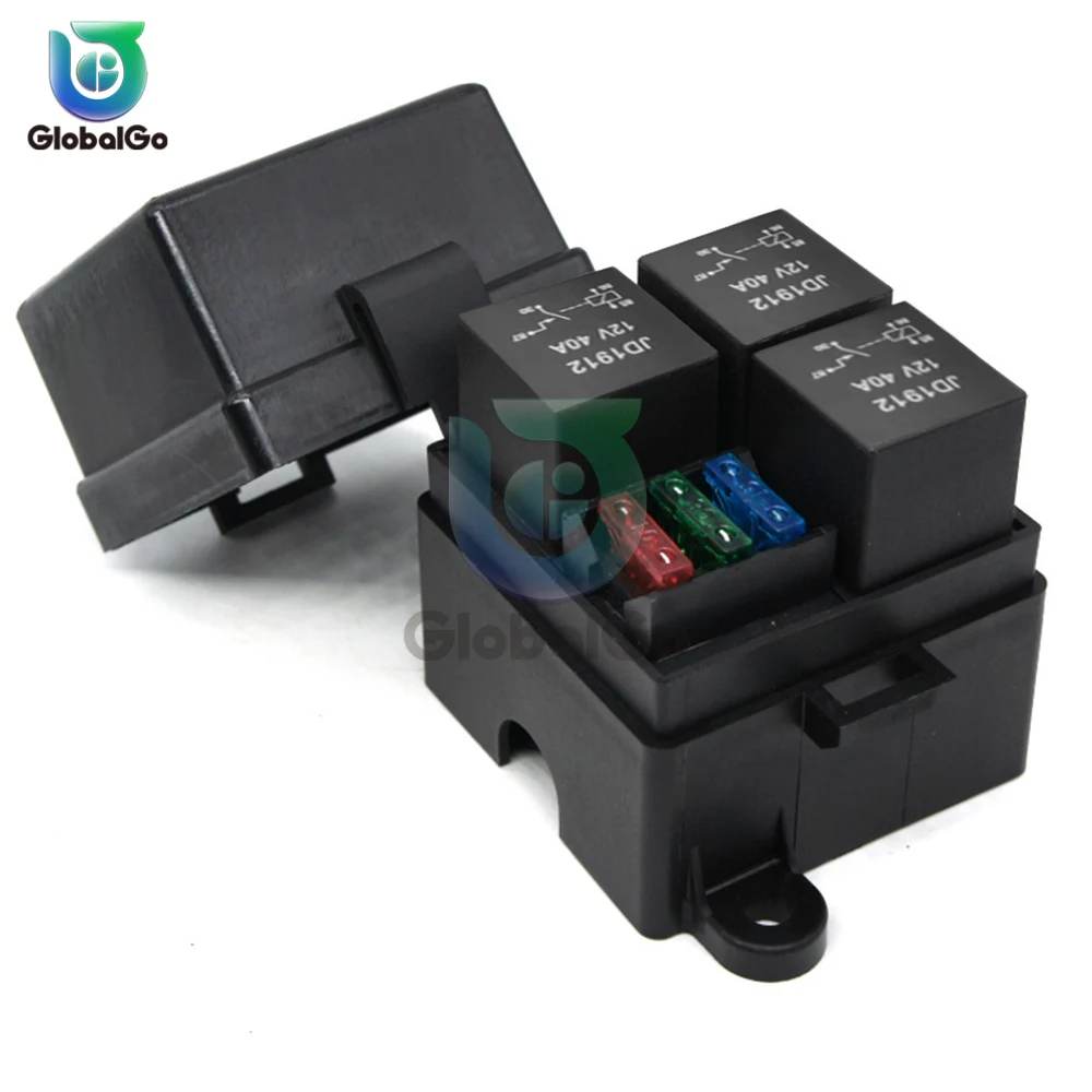 Free-Combination-Auto-Car-Truck-3-Way-Fuse-Holder-Relay-holder-Circuit ...
