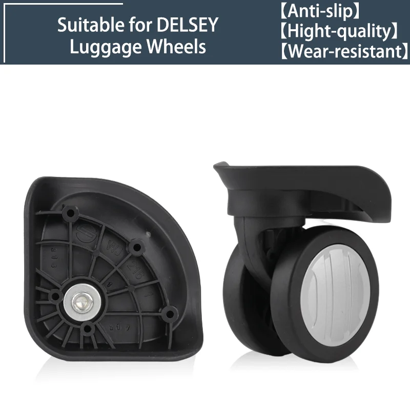 2/4 Wheels Universal Wheels for DELSEY WJ218 Swivel Wheels Luggage ...
