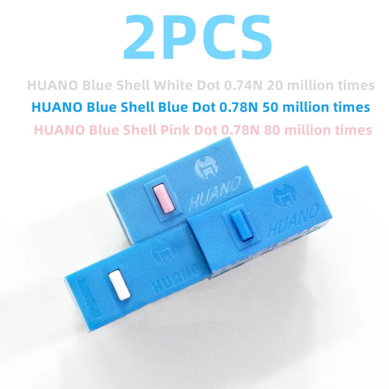 New-HUANO-2PCS-3Pin-White-Blue-Pink-Dots-20-50-80-Million-Blue-Shell ...