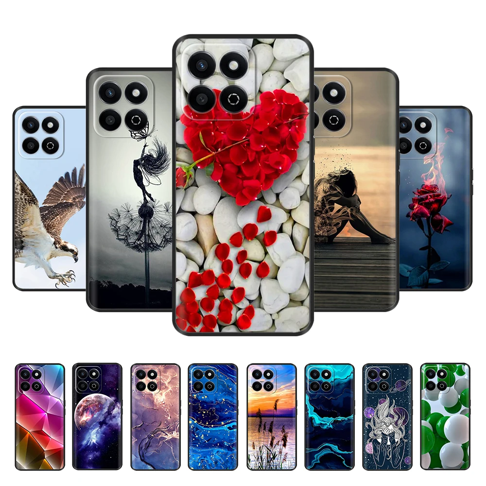 For-Honor-X7c-Case-2024-Luxury-Phone-Silicone-Back-Cover-For-Huawei ...