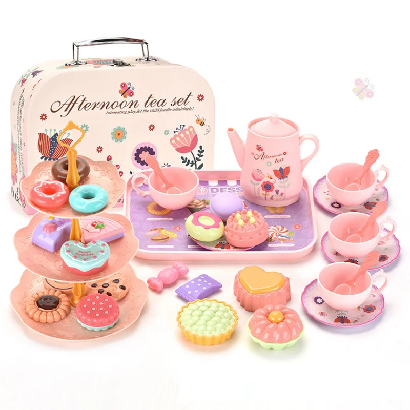 DIY-Simulation-Tea-Food-Cake-Set-Play-House-Kitchen-Afternoon-Tea-Game ...