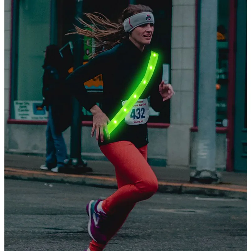 LED Flashing Outdoor Running Cycling Hiking Jogging Rechargeable ...