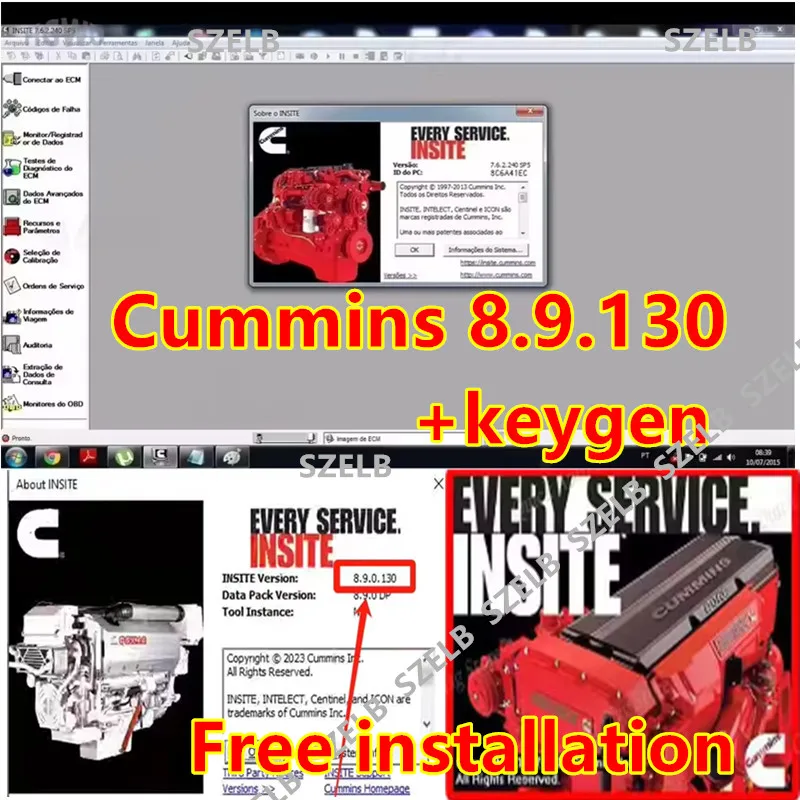Cummins Insite 8.9.130 PRO with Engine Diagnostic Software Keygen Fault ...